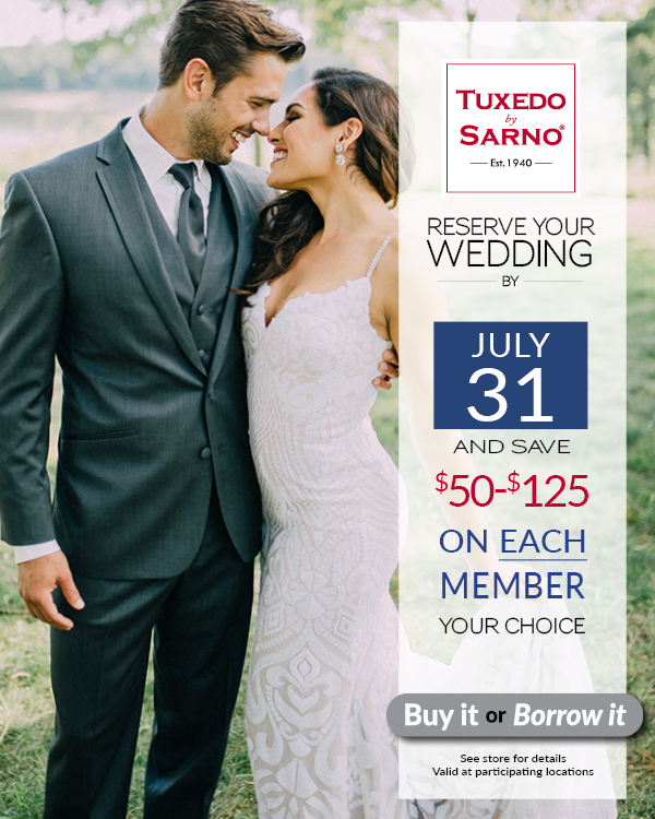 Register Your Wedding - Tuxedo Rental, Suits and Formalwear