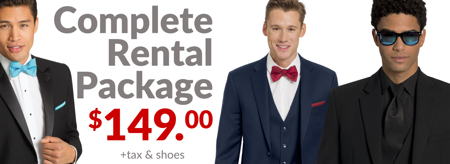 Complete Tuxedo Suit Package $149 Out The Door - Tuxedo By Sarno Men's ...